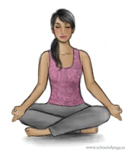Sukhasana – comfortable pose - School of Yoga